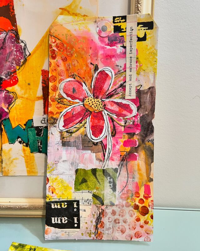 Mixed Media Collage Art and Workshops: Experiment with Color